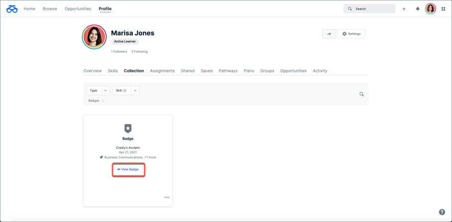 Credly Degreed Integration